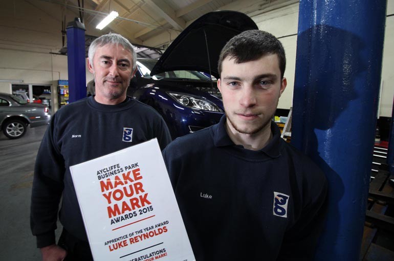 Young mechanic Luke secures senior role after winning top award ...