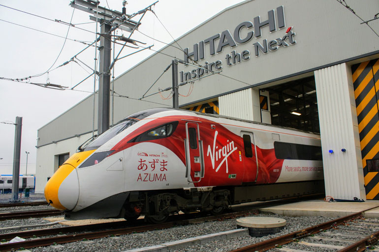 Hitachi begins work on Virgin Trains’ Azuma fleet - Aycliffe Today ...