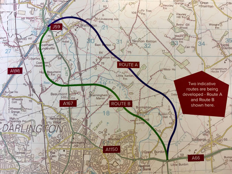 New road proposed to link Aycliffe with A66 - Aycliffe Today Aycliffe Today