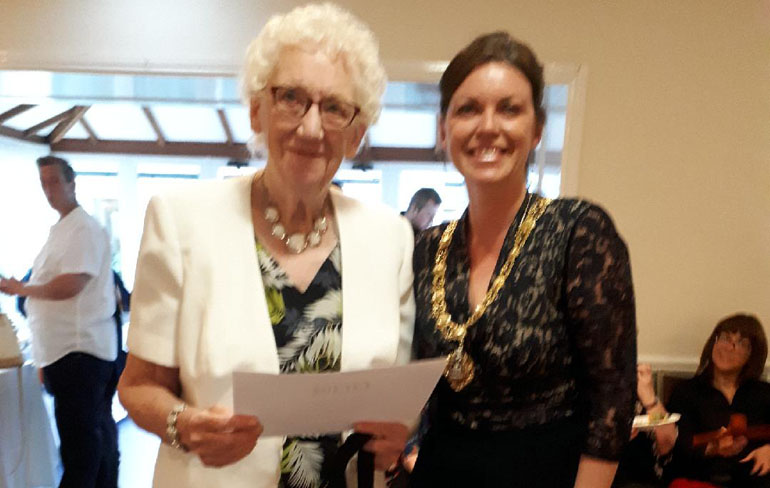 Aycliffe ‘Angel’ is honoured for her community work - Aycliffe Today ...