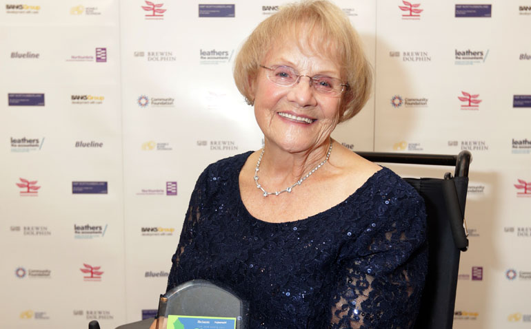 PCP trustee Carol Briggs victorious at 2018 North East Charity Awards ...