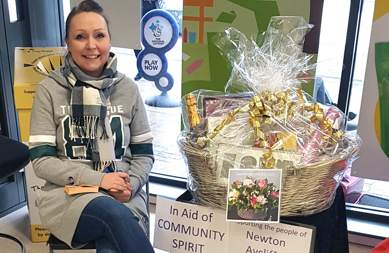 Community Spirit raise £355 with Mother’s Day hamper - Aycliffe Today ...
