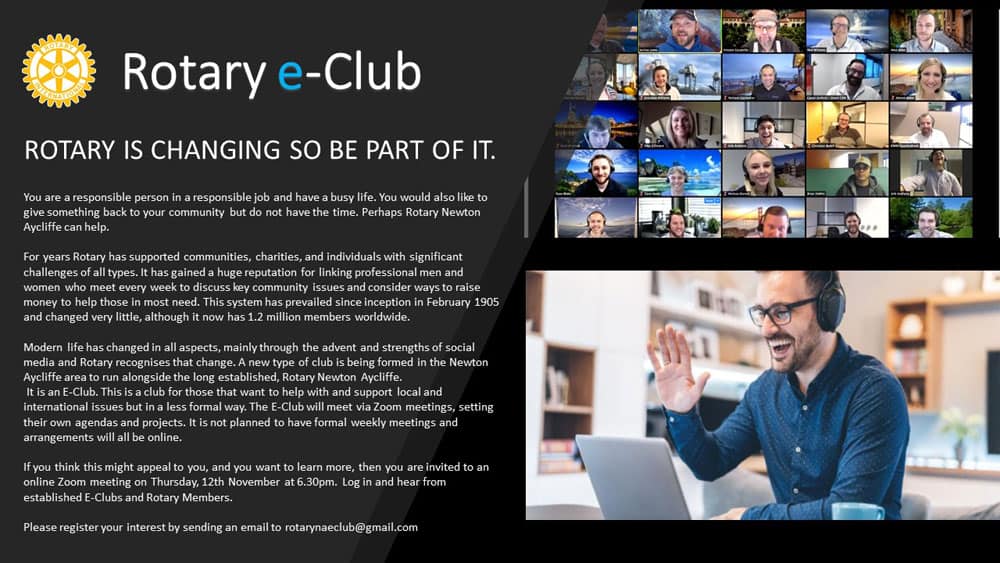 Long-established Aycliffe Rotary Club goes online - Aycliffe Today ...