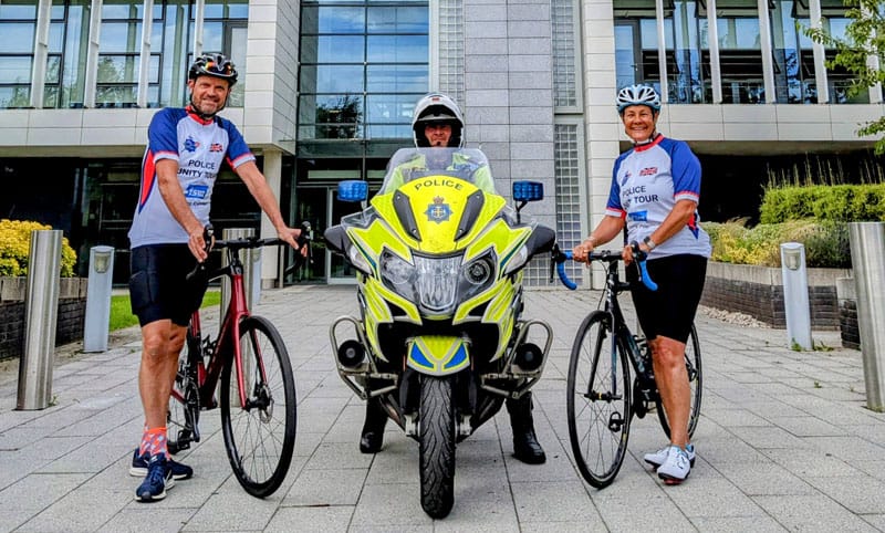 Fallen police officers remembered in long-distance charity cycle ride ...
