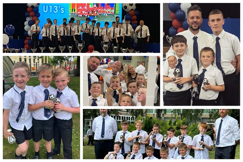 Young Aycliffe players celebrate end-of-season presentation night ...