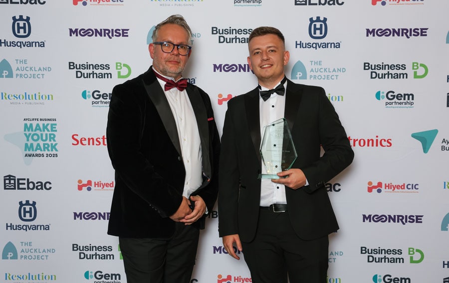 Newcomer Ryan ‘elated’ to win Make Your Mark Award - Aycliffe Today ...